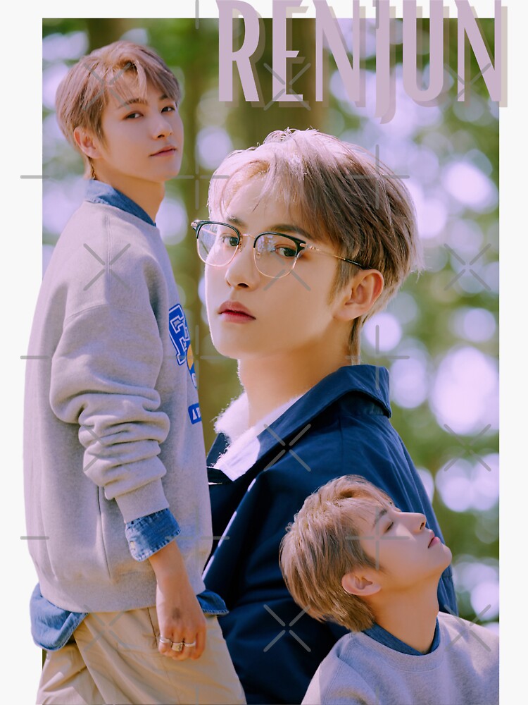 "NCT RENJUN" Sticker for Sale by pinecactus06 | Redbubble