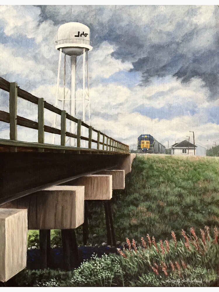 "Moosonee Water Tower" Sticker by Shibastik | Redbubble