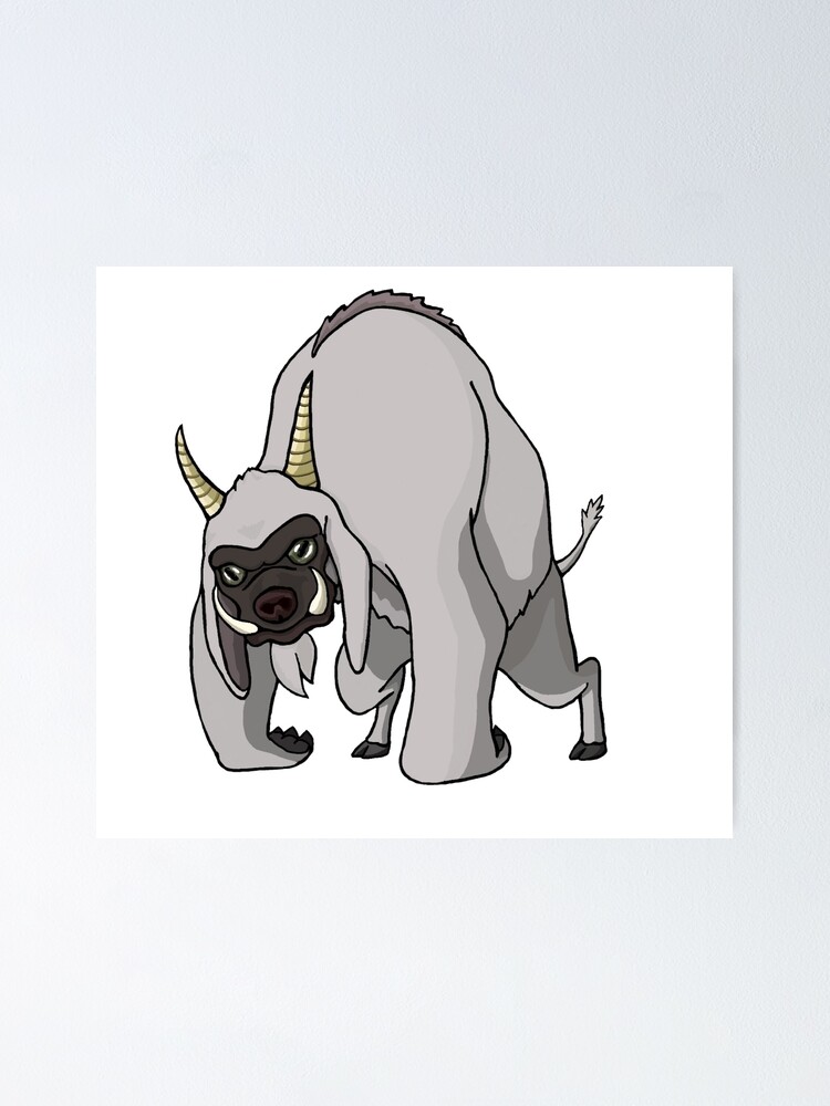 "Flopsy from Avatar the Last Airbender" Poster for Sale by 321vno ...