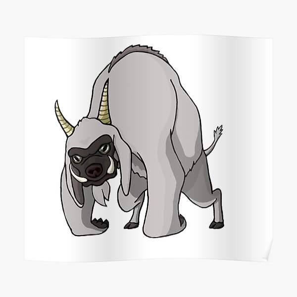 "Flopsy from Avatar the Last Airbender" Poster for Sale by 321vno ...