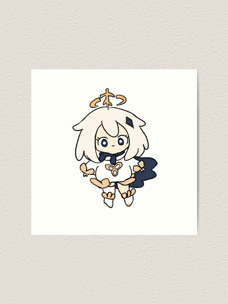 "Paimon from Genshin Impact Stylized Chibi" Art Print by yupiyupine ...