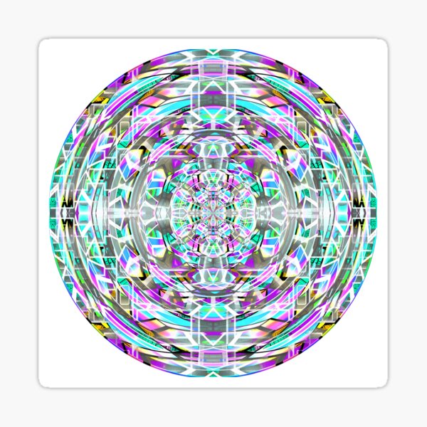 "Sacred Configuration " Sticker for Sale by Neotechnics | Redbubble