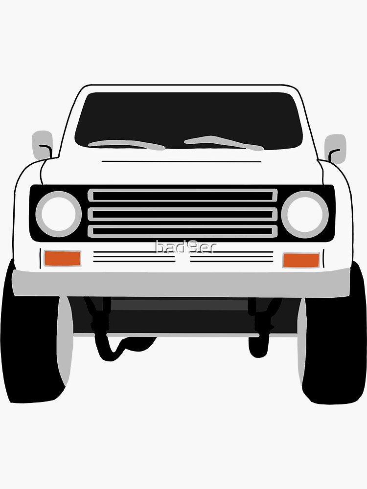 "International Scout Outline" Sticker for Sale by bad9er | Redbubble