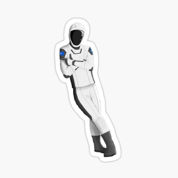 "Chill Starman" Sticker for Sale by AstroNot19 | Redbubble