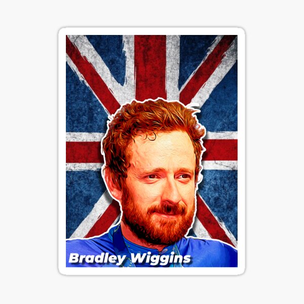 "Bradley Wiggins" Sticker by lurapalo | Redbubble