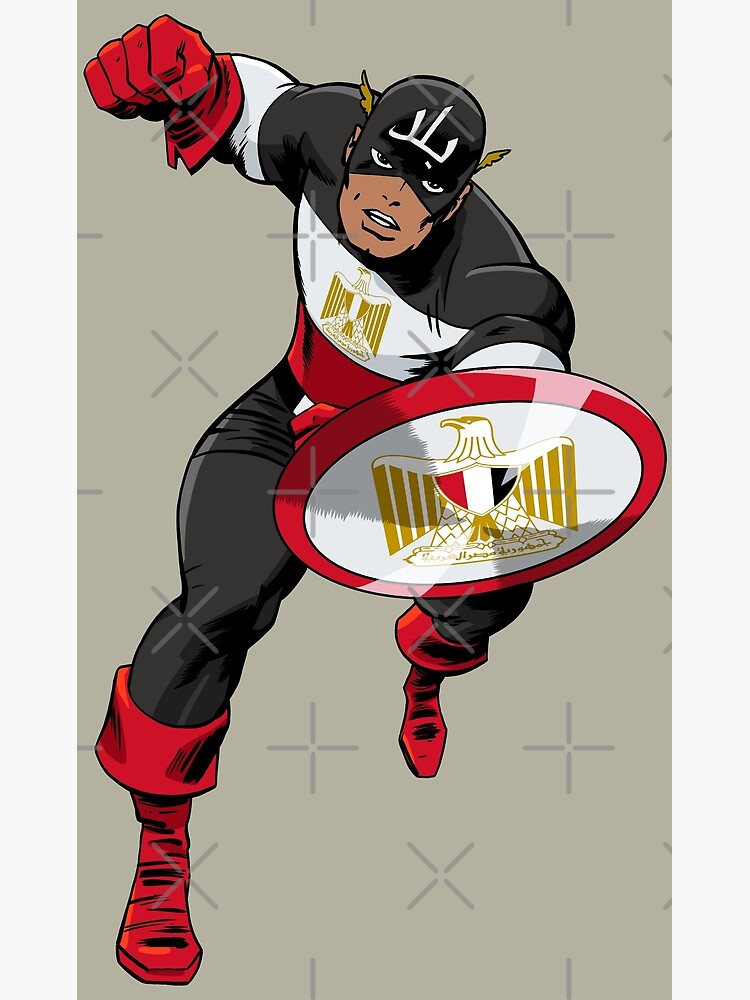 "Captain Egypt" Poster by 13thFloorDesign | Redbubble