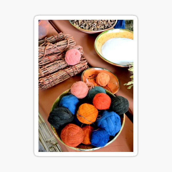 "Traditional Yarn Still Life" Sticker by BattleMountain | Redbubble