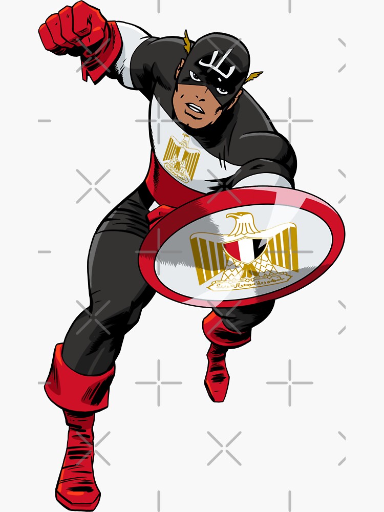 "Captain Egypt" Sticker for Sale by 13thFloorDesign | Redbubble