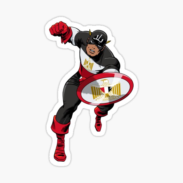 "Captain Egypt" Sticker for Sale by 13thFloorDesign | Redbubble