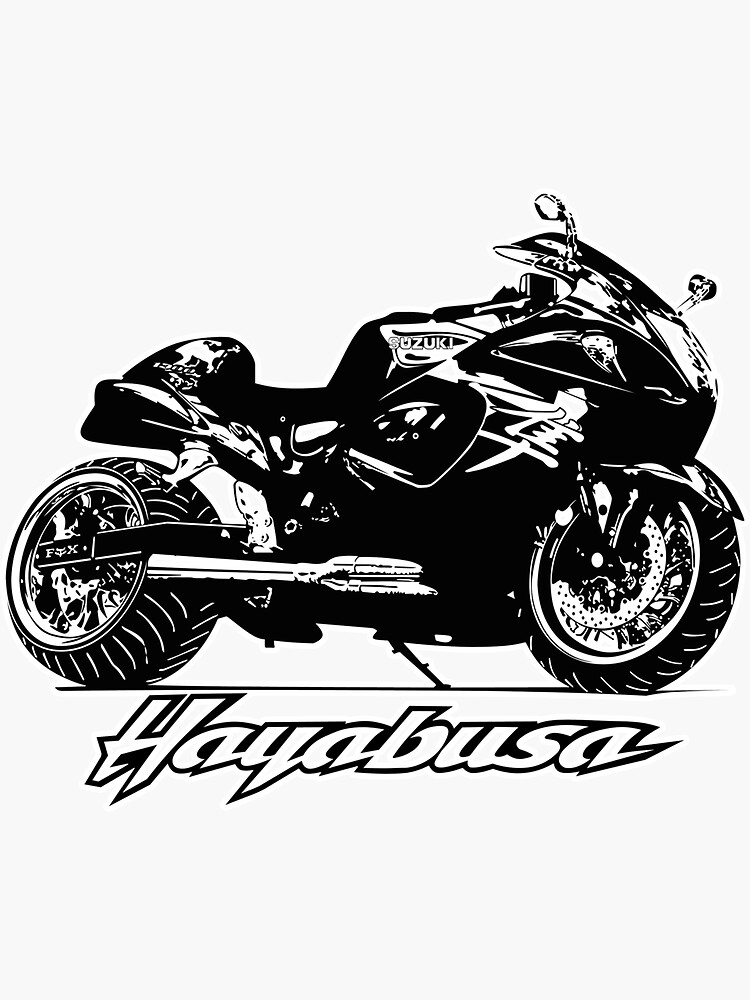 "Suzuki Hayabusa" Sticker for Sale by ParagonBoom | Redbubble