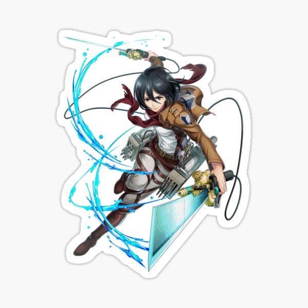 "Mikasa Ackerman" Sticker by billiridwan | Redbubble
