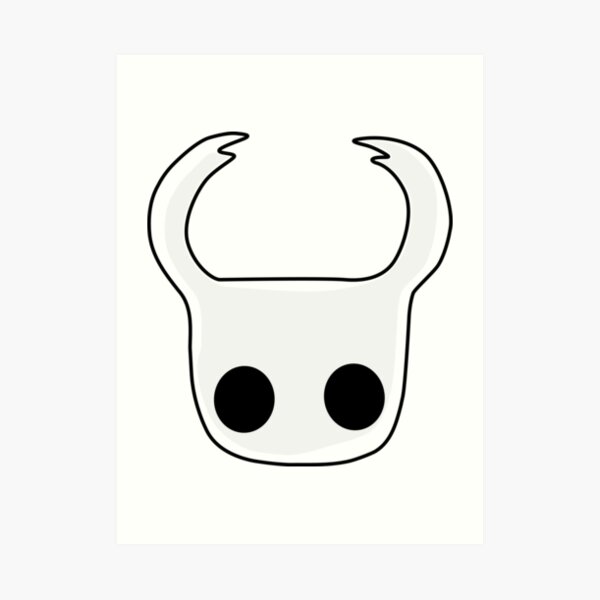 "Hollow knight head" Art Print for Sale by bangbangXX | Redbubble