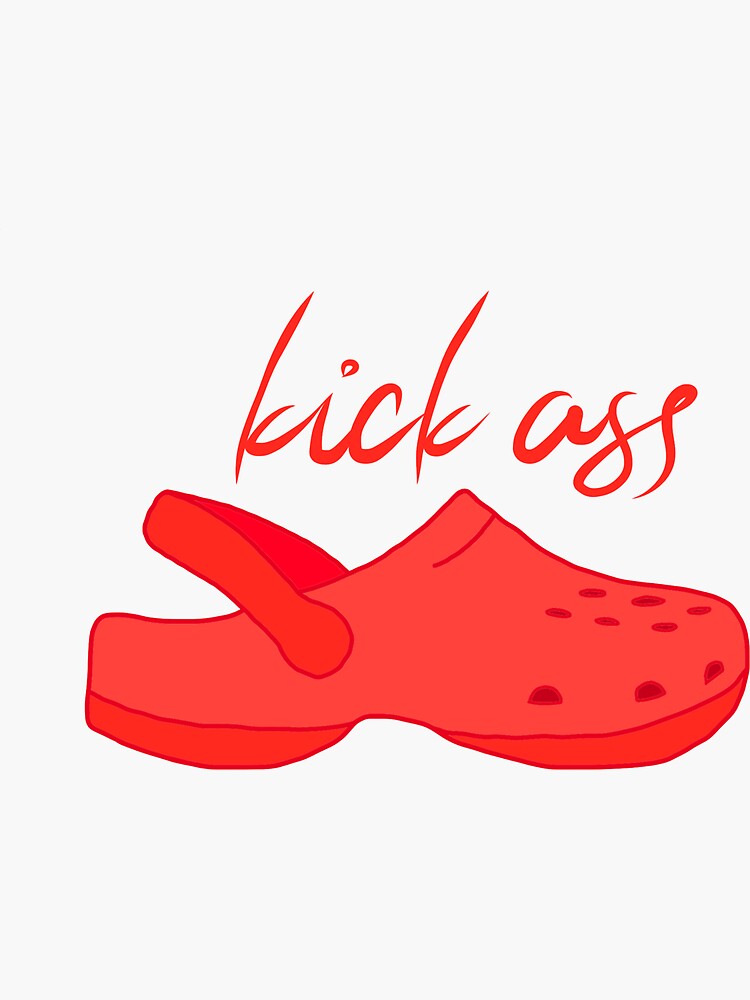 "kick ass croc" Sticker by ekove115 | Redbubble