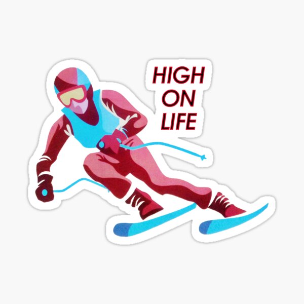 "High On Life" Sticker for Sale by blissfulll | Redbubble