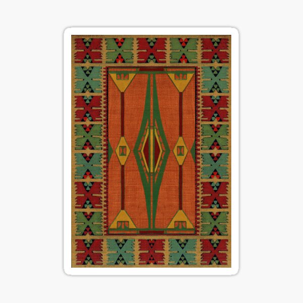 "Art Deco Canvas" Sticker for Sale by JoolyA | Redbubble