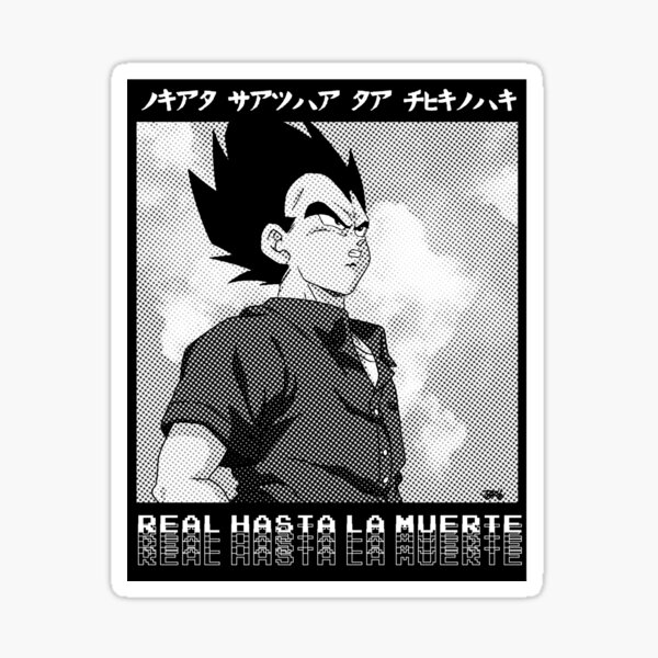 "Vegeta RHLM" Sticker for Sale by BRY97 | Redbubble