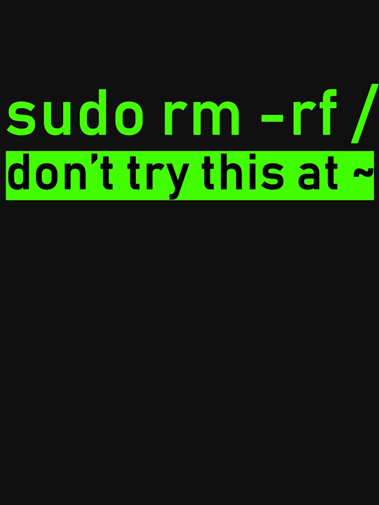 "Sudo Remove Funny Programming" Essential T-Shirt for Sale by GAJENDRAN ...