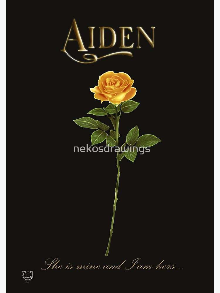 "Aiden" Poster for Sale by nekosdrawings | Redbubble