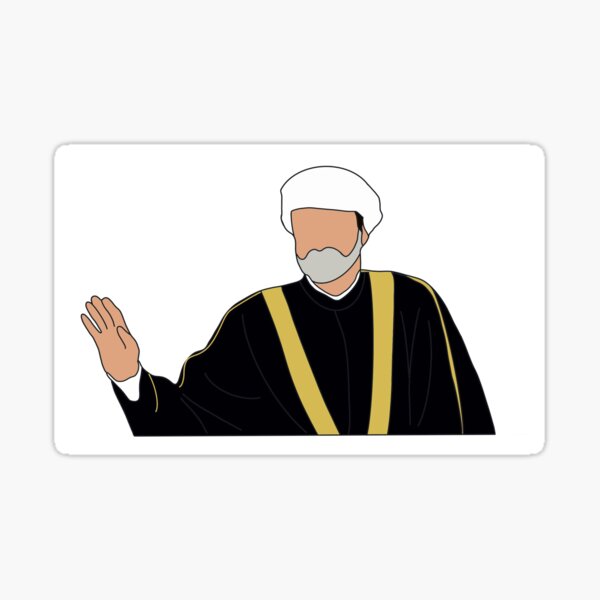 "Sultan Haitham Bin Tariq" Sticker by alhabsi109 | Redbubble