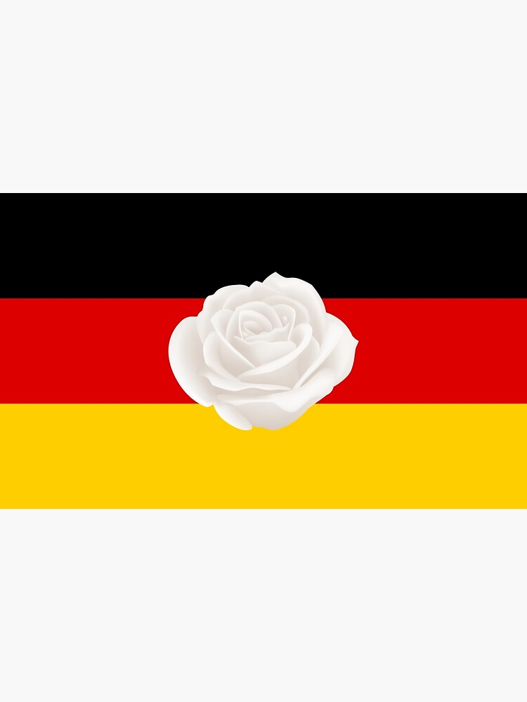 Póster «Bandera alemana con Rose Blanche (Sophie Scholl)» de ...