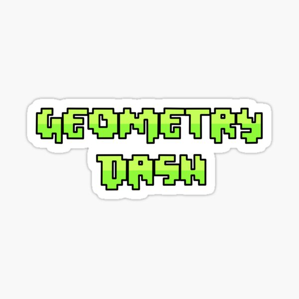 Sticker: Geometry Dash | Redbubble