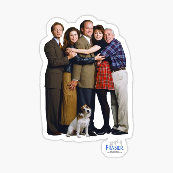 "1995 Frasier Vintage T-Shirt" Sticker for Sale by MathilRoered | Redbubble