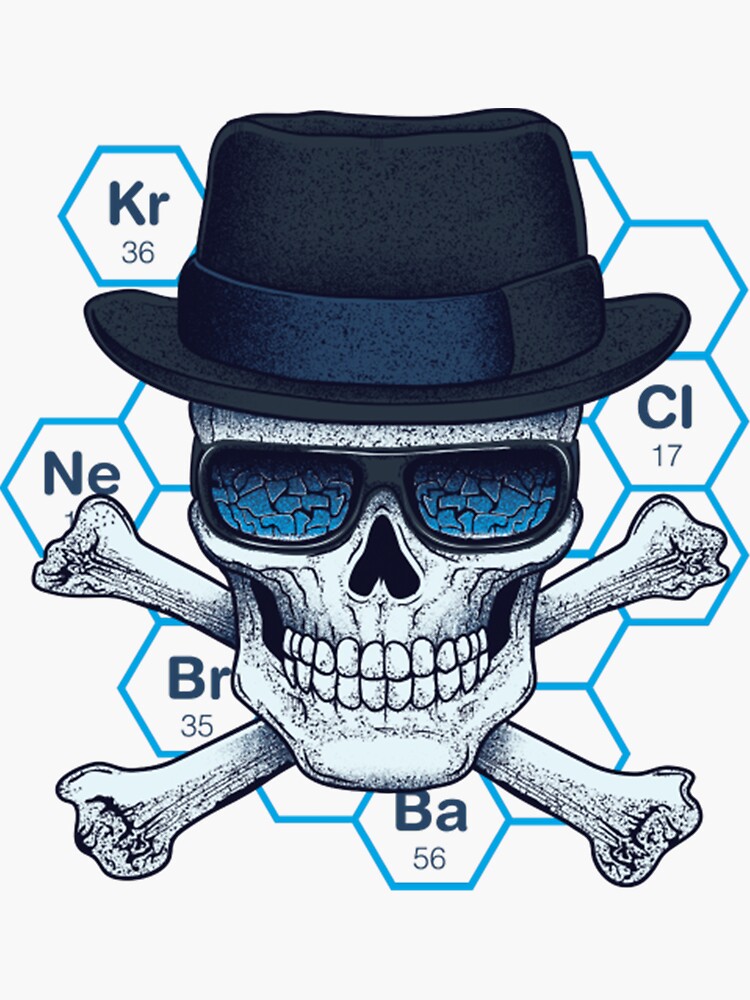 "Breaking bad SauI Goodman - Skull Heisenberg -" Sticker for Sale by ...