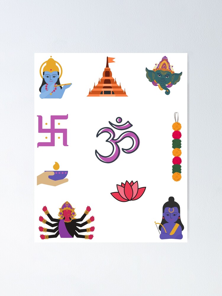 "Hindu" Poster for Sale by Quetzalita | Redbubble