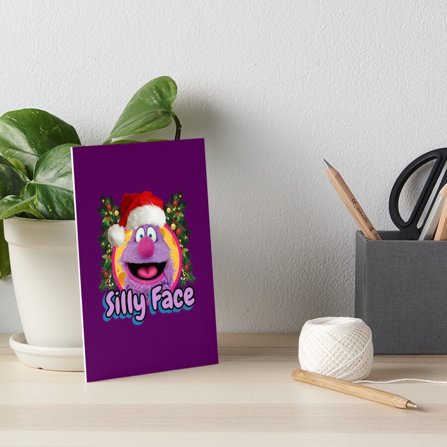 "SILLY FACE" Art Board Print for Sale by Unspirations | Redbubble