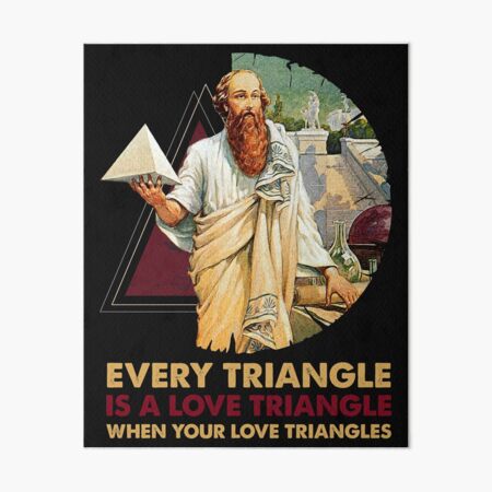 "Fun Science & Math Nerdy Pythagoras Triangles Meme Quote Artistic ...