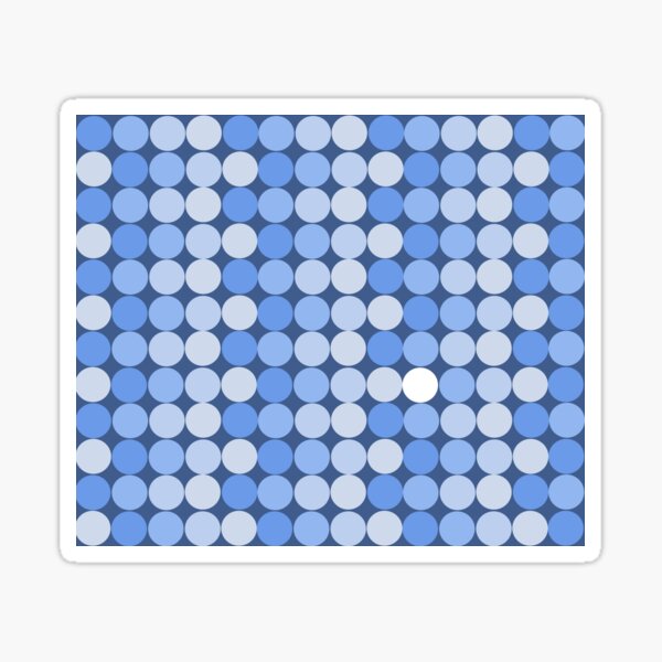 "SPOT THE ODD DOT" Sticker for Sale by ODD-ONE | Redbubble