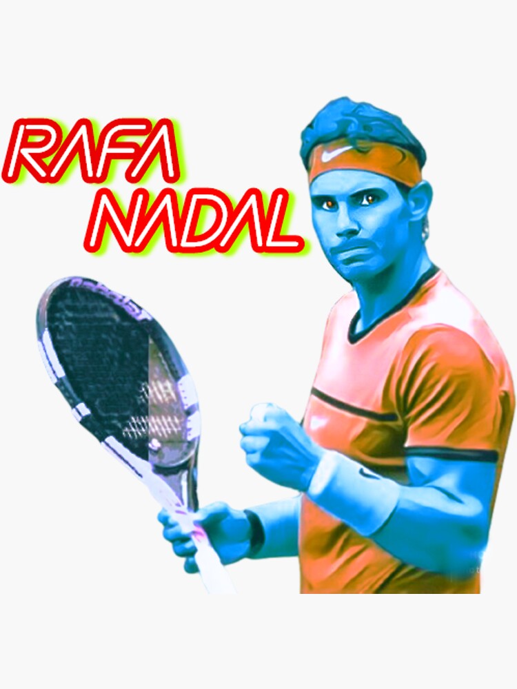 "rafael nadal" Sticker for Sale by HoomenSTORE | Redbubble