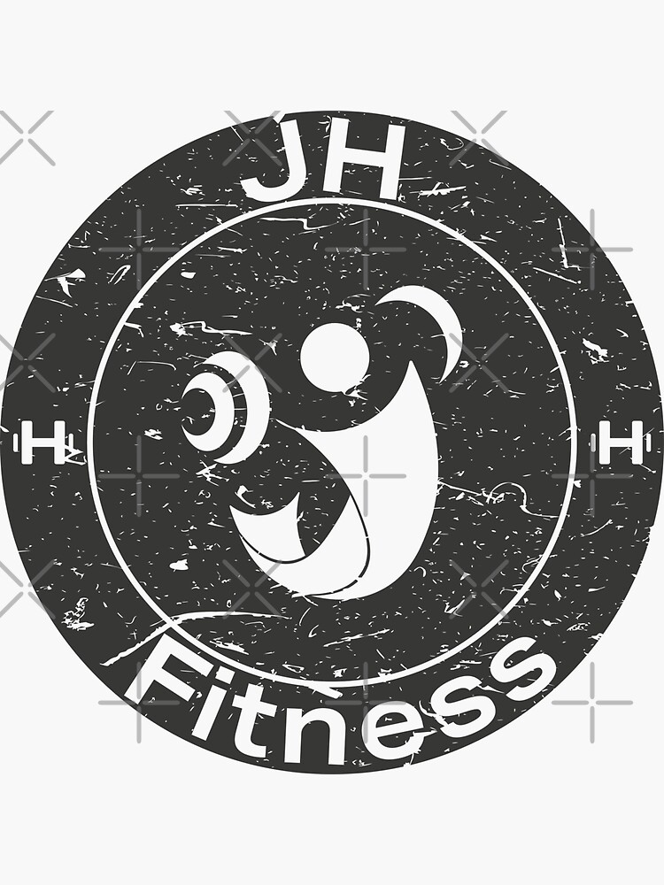 "JH Fitness" Sticker for Sale by HeffDesigns | Redbubble