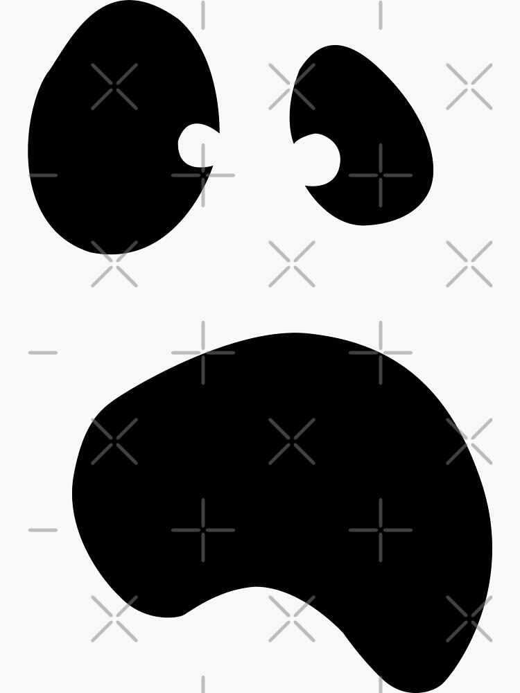 "Silly Ghost Face | Spooky Halloween Ghoul Face" Sticker for Sale by ...