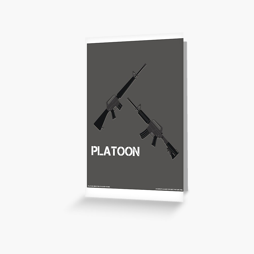 "Platoon" Greeting Card for Sale by gimbri | Redbubble