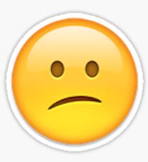 Confused Emoji: Stickers | Redbubble