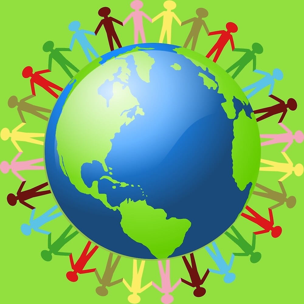 "Peace and Togetherness Around the World" by pdgraphics | Redbubble