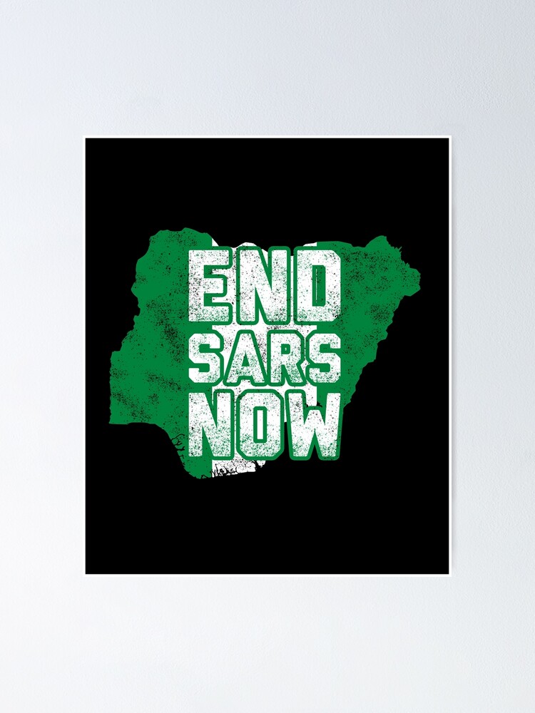 "End SARS Now - Nigeria Protest design - Unity Over Power" Poster by ...
