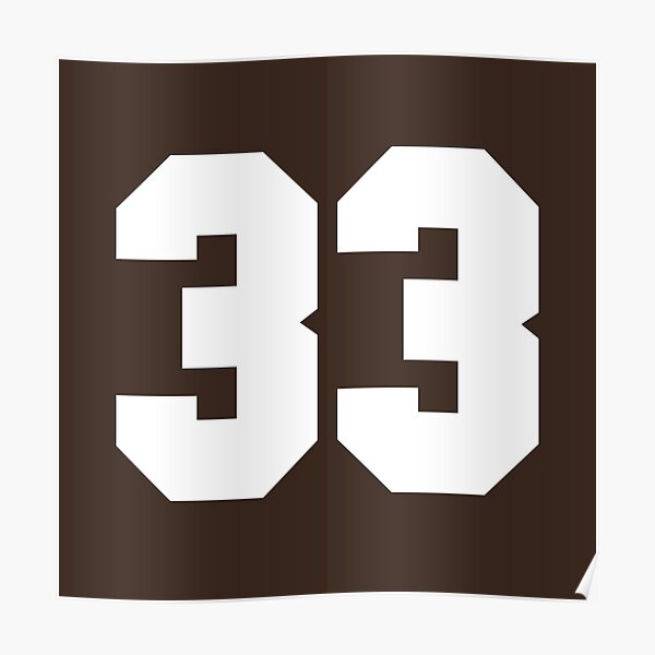 Number 33 Basketball Posters | Redbubble