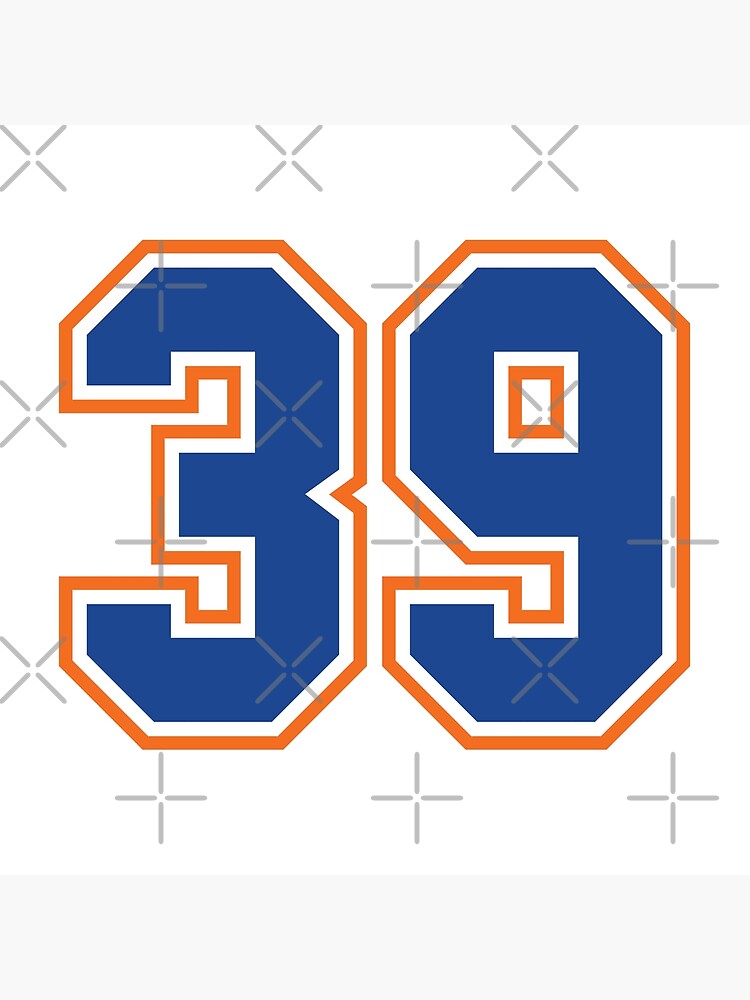 "Thirty-Nine Jersey Number Sports 39" Poster by HelloFromAja | Redbubble