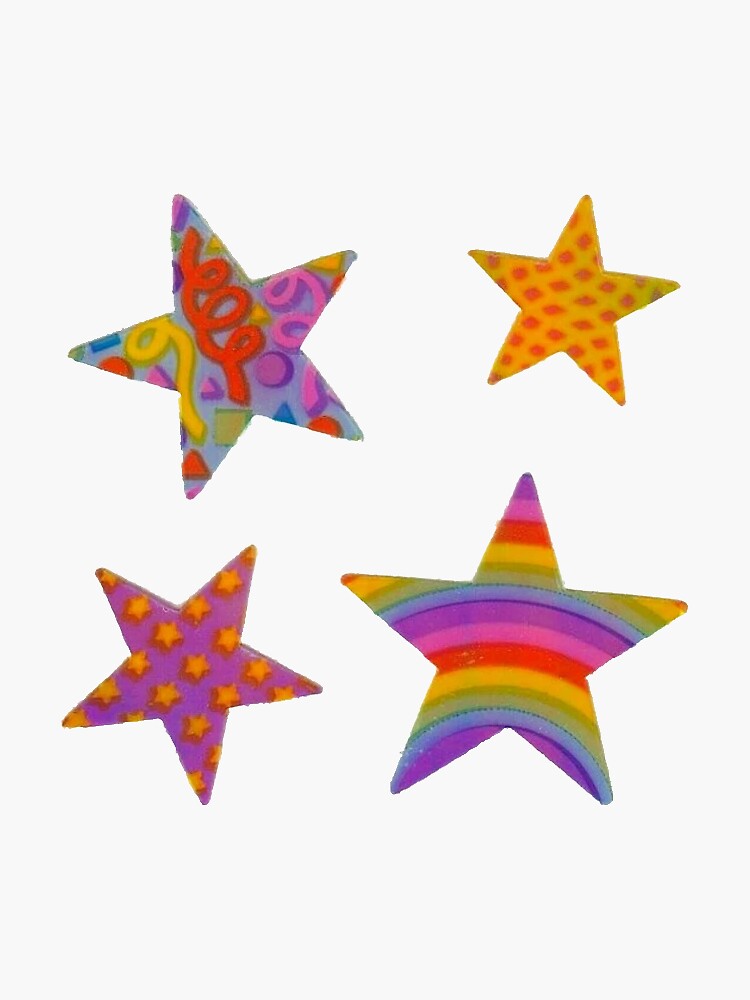 "vintage y2k star patterns sticker set" Sticker for Sale by mandynl15 ...