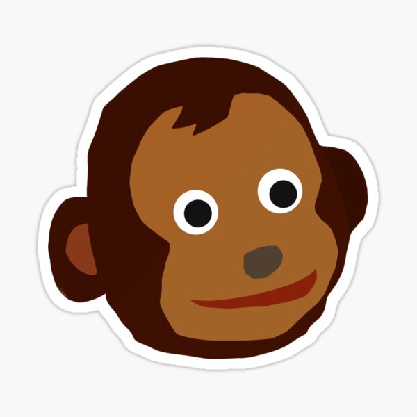 "Meme Monkey" Sticker by VicramfIlms | Redbubble