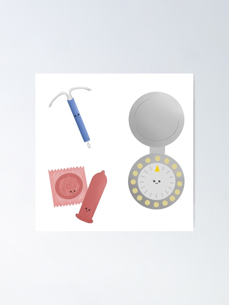 "Cute Birth Control Pack" Poster by PerryPlatypus8 | Redbubble