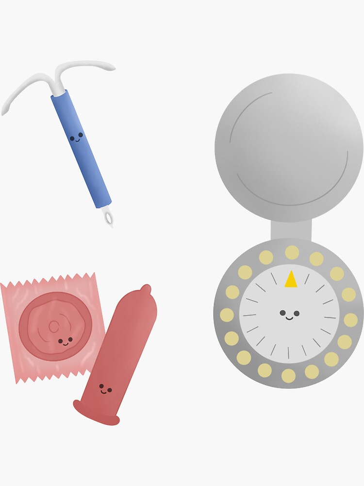 "Cute Birth Control Pack" Sticker for Sale by PerryPlatypus8 | Redbubble