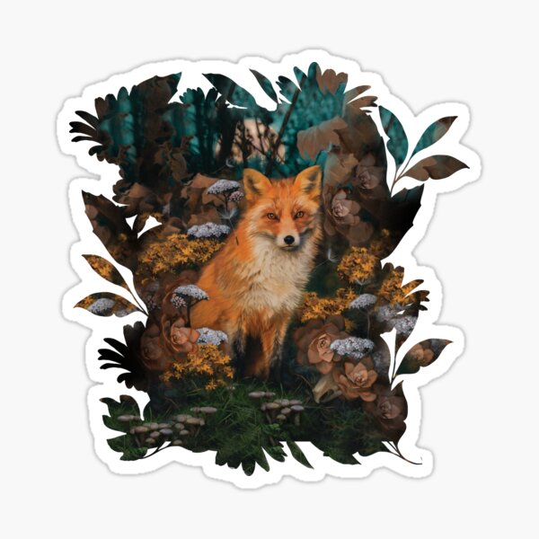 "The Fox" Sticker for Sale by AFryett | Redbubble