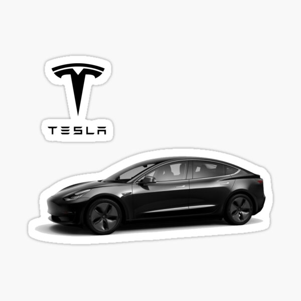 Sticker: Tesla Model 3 | Redbubble