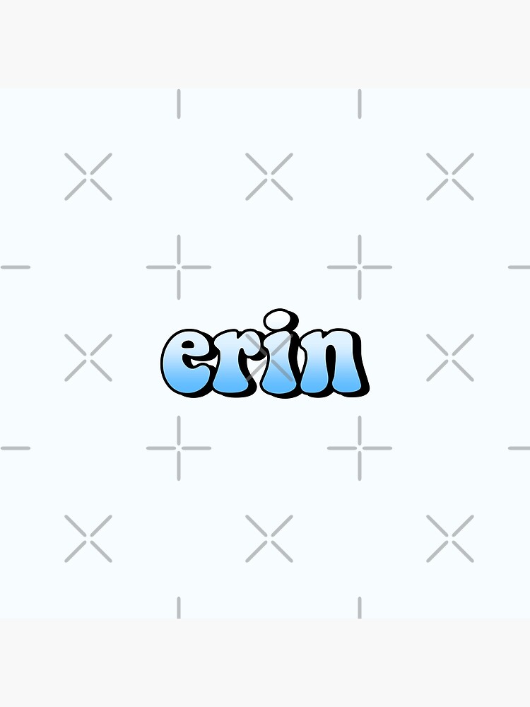 "aesthetic pastel blue gradient erin name" Poster by STAR10008 | Redbubble