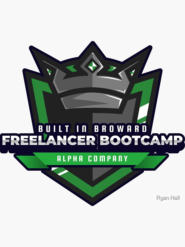 "Freelancer Bootcamp Alpha Company" Sticker for Sale by FancySmancy ...