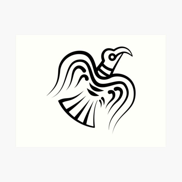 "Viking Raven Symbol Design | Norse Symbols" Art Print for Sale by ...