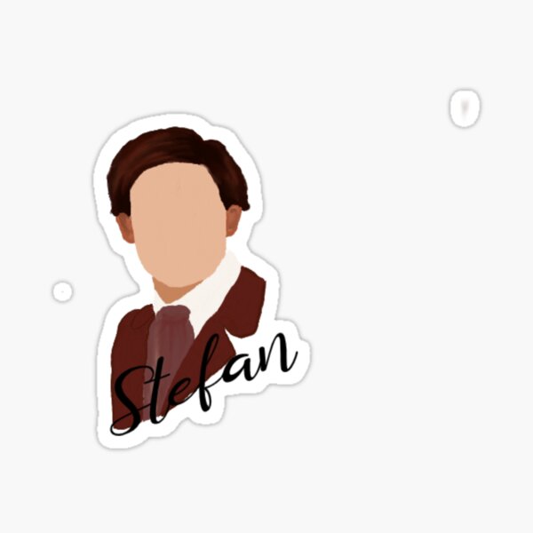 "stefan salvatore" Sticker for Sale by thebestzara | Redbubble